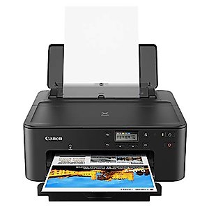 Canon PIXMA TS702 Wireless Single Function Printer | Mobile Printing with AirPrint(R), Google Cloud Print, and Mopria(R) Print Service, Works with Alexa, Black, One Size