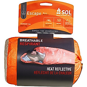 Survive Outdoors Longer 70% Reflective Escape Bivvy, Orange