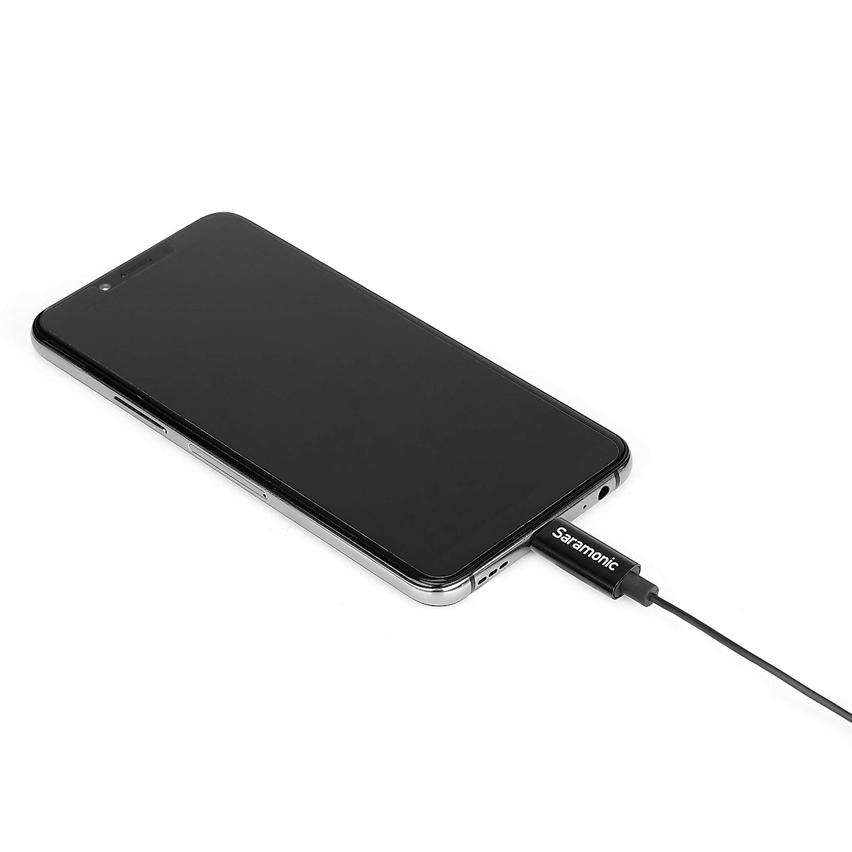 Saramonic LavMicro U3B USB-C Lavalier Microphone for iPhone 15, Android, New iPad, Computers & More with 19.7' Cable & 90˚ Adapter for Vlogging, Interviews, YouTube, TikTok, Live Streaming