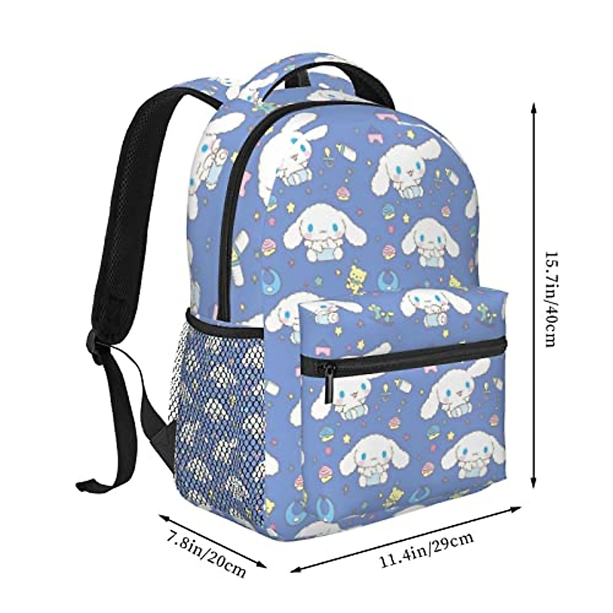 DIEZ Cinnamoroll Backpack Waterproof Large Capacity Animation Leisure Backpack Cute Women Travel Backpack