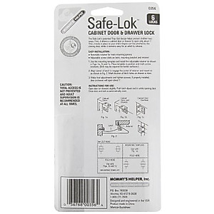 Mommy's Helper Safe-Lok Cabinet Door and Drawer Lock