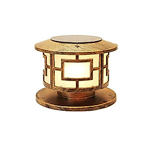 SPNEC Cylindrical Outdoor Column Lamp European Gate Exterior Post Lantern Shop Entrance Villa Home Patio Garden Light Waterproof Lighting Traditional