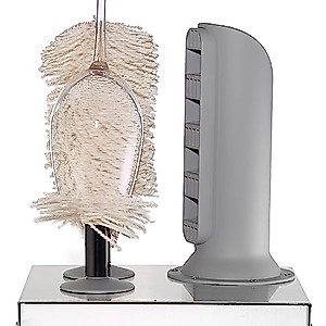 Blesk Glass Polisher - Wine Glass Polisher- Commercial Electric Machine - High Powered Heater & Microfiber Brushes - Safe & Hygienic for Restaurants