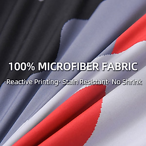 Meeting Story Camouflage Bedding Set, Colorful Pattern Style Comforter Set, 5 PCS One Comforter Two Pillowcases Two Sheets in One Bag, All Season Bedspread for Teens Adults (Red-Black, Full 5Pcs)