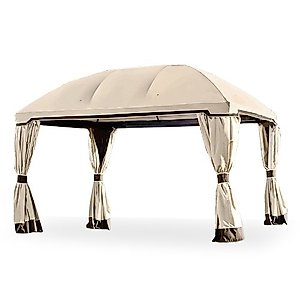 Garden Winds Pomeroy Domed Gazebo Replacement Canopy Top Cover and Netting - RipLock 350
