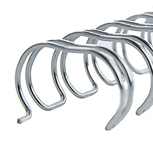 GBC WireBind Binding Wires, 8 mm, 70 Sheet Capacity, A4, Black, Pack of 100, RG810510