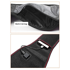 Heating Pad,Heated Waist Belt for Lower Back Pain, Heating Pad Waist,Heating Back Belt Waist Heated Pad Pain Relief Lumbar Support Brace