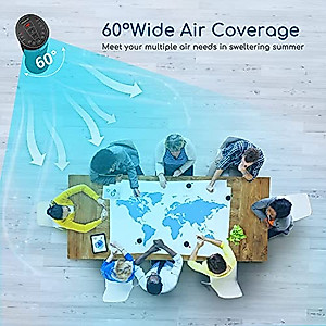 Tower Fan, 40“ Oscillating Tower Fan with Remote Control, Electric Quiet Cooling Bladeless Fan 3 Wind Modes & Speeds, 7.5H Timer, Standing Floor Fan Portable for Home Bedroom Office, Black, Windy