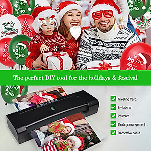 Laminator 9-inch Thermal Laminator with Laminating Sheets 10pcs, with Paper Cutter and Corner Rounder,with 2-Min Faster Preheat,Mini Personal Lamination Machine withr for Teacher Home…