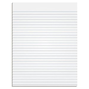 TOPS The Legal Pad Writing Pads, Glue Top, 8-1/2" x 11", Narrow Rule, 50 Sheets, 12 Pack (7529)