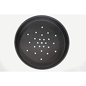 LloydPans Kitchenware USA Made Hard-Anodized 12 Inch Perforated Deep Dish Pizza Pan