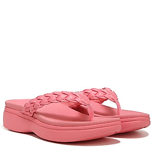 Vionic Kenji Women's Toe-post Platform Wedge Sandal Shell Pink - 8.5 Medium