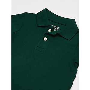 The Children's Place Baby Boys Short Sleeve Uniform Polo Shirt, Spruceshad, 5T US