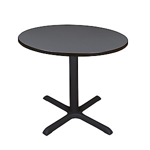 Cain 42" Round Breakroom Table- Grey