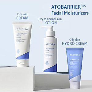 AESTURA ATOBARRIER365 Cream with Ceramide, Korean Moisturizer for Barrier Repair | 120-hour Lasting Hydration, Capsuled Ceramides for Dry & Sensitive Skin, Non-comedogenic tested, 2.70 fl.oz.(Renewed)
