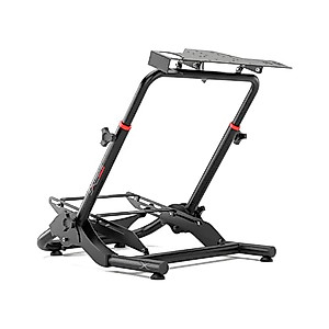 Extreme Sim Racing Wheel Stand Cockpit SGT Racing Simulator -Racing Wheel Stand Black Edition For Logitech G25, G27, G29, G920, Thrustmaster And Fanatec - Heavy Dutty and Foldable