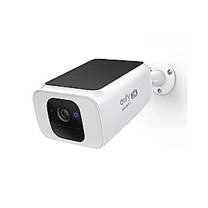 eufy security Outdoor S230 SoloCam S40, Solar Security Camera, Wireless Outdoor Camera, Battery Camera, Integrated Solar Panel, Spotlight Camera, 2K Resolution, 2.4 GHz Wi-Fi, No Monthly Fee, Motion Only Alert