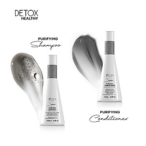 YBERA PARIS Professional Detox Healthy DUO | Refreshing Care for Oily | Prevent Hair Loss | Stimulate Growth & Improve Damaged Hair | Shampoo 8.4 Oz & Conditioner 8.8 Oz