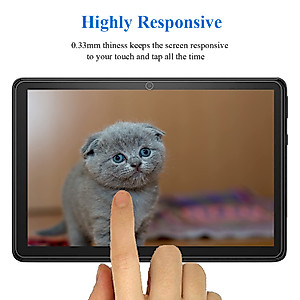 KXOYJAD Screen Protector for Fire HD 10 Tablet (2023/2021,13th/11th Generation) and Fire HD 10 Kids Pro, Tempered Glass Film(2 Pack)