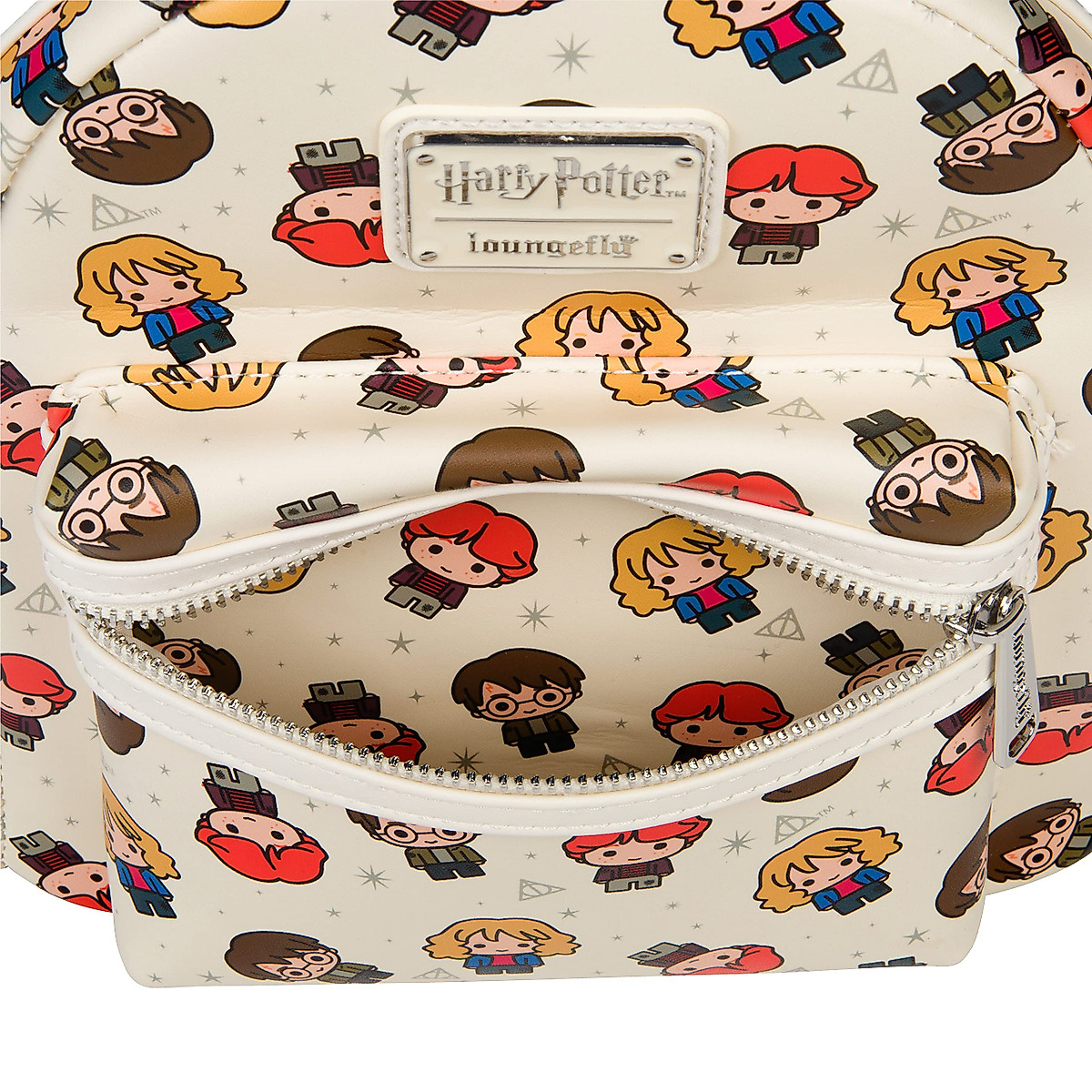 Loungefly Harry Potter Chibi Characters All Over Print Mini Backpack