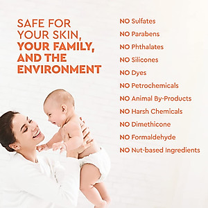 Puracy Organic Baby Lotion, Organic Eczema Moisturizer for Infants and Newborns, Natural Kids Body Lotion for Sensitive Skin, Gentle Calming Lavender & Grapefruit Essential Oils, 8 Ounce