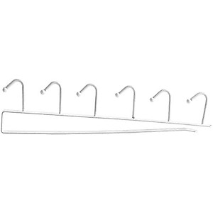 Kitchen Storage Rack Cupboard White Hanging Hook Hanger Chest Storage Organizer Holder (White)