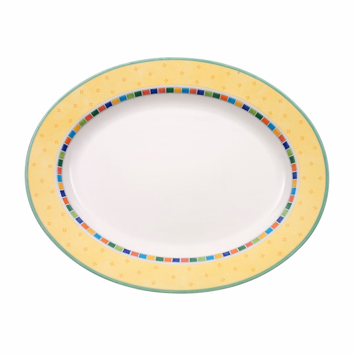 Villeroy & Boch Twist Alea Limone Oval Platter, 16.5