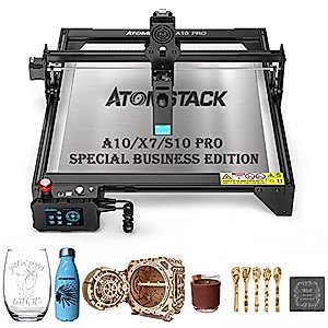 ATOMSTACK A5 Pro Commercial Laser Engraver, 40W Laser Engraving Machine with 5.5W Fixed-Focus Diode Compressed Spot & CNC Laser Cutter with 410X400mm Working Space for Metal, Wood, Acrylic, Leather