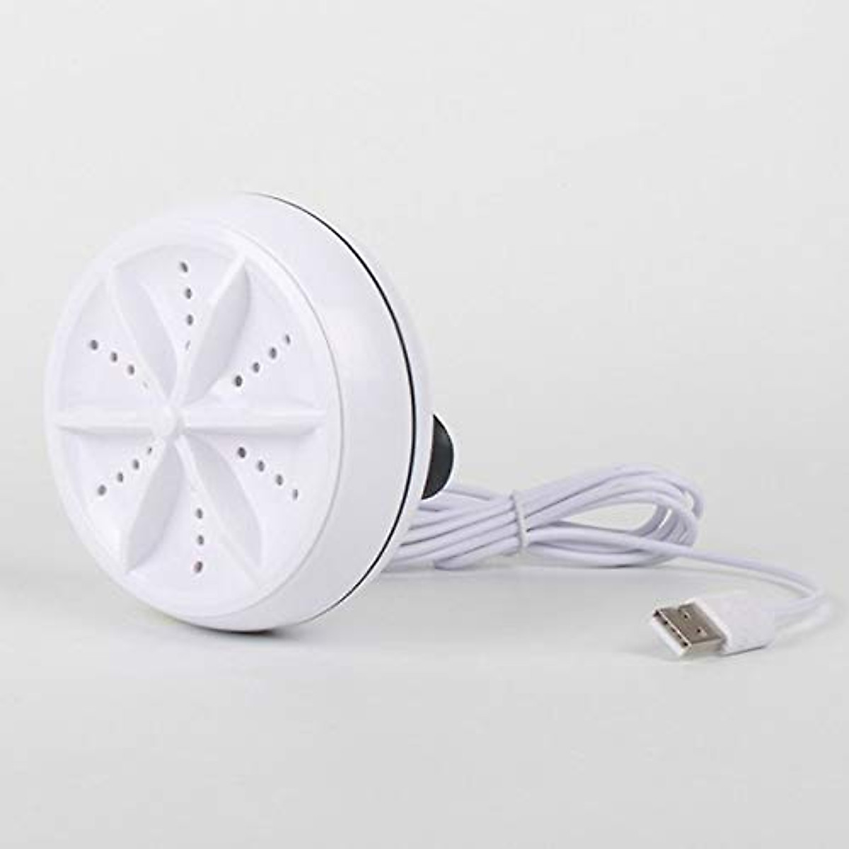 Greewen Mini Ultrasonic Washing Machine Portable Turbo Personal Rotating Washer, White