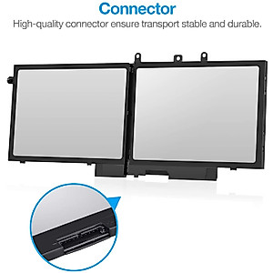 68Wh GJKNX Laptop Battery for Dell Latitude 5580 5480 5280 5490 5590 5491 5591 5288 5488 5495 E5480 E5580 E5490 E5590 E5591 Precision 15 3520 3530 M3520 M3530 GD1JP 5YHR4 451-BBZG DY9NT 0DY9NT 0GD1JP