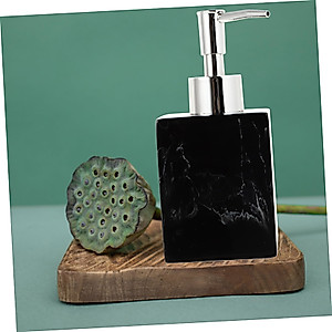 LIFKICH Bottled Shower Gel Bottle Marble Soap Dispenser Makeup Sample Bottles Soap Pump Bottle Lotion Soap Dispenser Foam Pump Bottle Storage Bottle Resin Soap Bottle Simple