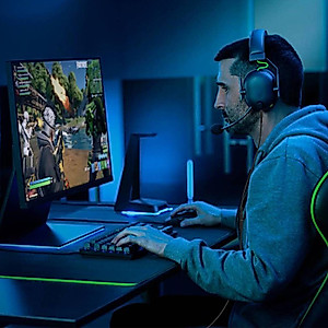 Koffmon Replacement Audio Cable Cord Wire with Y Splitter for Razer Kraken X/BlackShark V2 Pro/Razer Nari Headphone Gaming Headset Adapter to PC/Speaker/Headphone