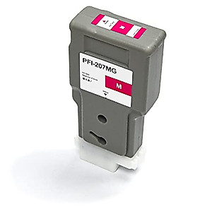 Ink+ PFI-207 300ml Ink Cartridge Compatible for Canon iPF680/685/780/785 Printers, 1 - Pack Magenta