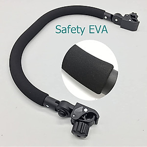 Baby Stroller Accessories Bumper Bar, Armrest, Handle, Crossbar Compatible with Cybex Eezy S Twist/S/S+ Strollers (EVA Armrest)