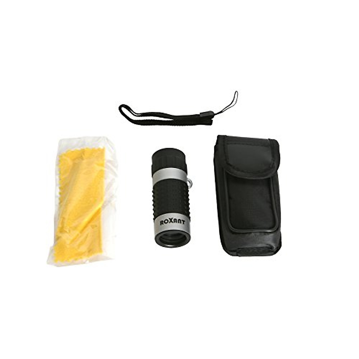 Roxant Monocular Telescope - High Definition Ultra Light Pocket Telescope - Includes Compact Monocular, Neck Strap & Cleaning Cloth, Monoculars for Adults, High Powered Handheld Telescope