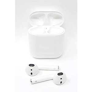 Apple MMEF2AM/A AirPods Wireless Bluetooth Headset for iPhones with iOS 10 or Later White - (Renewed)