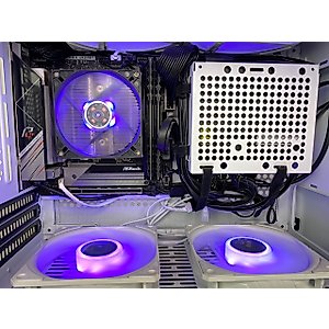 AVGPC Mini Gaming PC AMD 4.6 GHz Max Boost AMD Ryzen 7 5700G 8-Core CPU with Radeon Graphics Cools with Gaming Cooler 16GB DDR4 3200, White1TB m.2 NVMe SSD, WiFi & Win 10