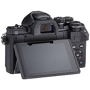 Olympus OM-D E-M10 Mark II Mirrorless Micro 4/3 Camera with 14-42mm and 40-150mm Lenses (Black)