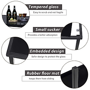 JUMMICO 4 Pieces Patio Furniture Set Modern Conversation Set Outdoor Garden Patio Bistro Set with Glass Coffee Table for Home, Porch, Lawn (Yellow)