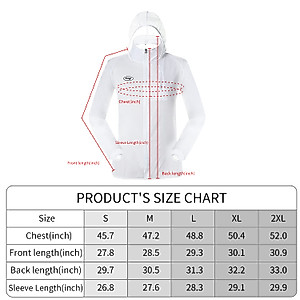 Dooy Sun Protection Jacket Ultra Light Thin Breathable Packable Outdoor Cycling Jacket Hoodie Skin Clothing for Men & Women（white，XL）