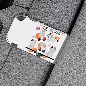 Watercolor Cats Skin Protective Film Sticker Game Protector Full Wrap Compatible for Nintendo Switch for Switch Lite