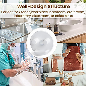 Sponge Holder, Sink Caddy w/ Suction Cup Installation, Sponge Organizer for Kitchen/ Bathroom Sink, Self Draining, Dishwasher Safe for Holding Smiley Sponges(Sponges Not Included), White(1-Pack)