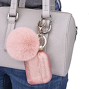 Case for AirPods Pro 2nd Generation 2022, Filoto Airpod Pro 2 Case Cover for Apple AirPods Pro 2 Gen, Cute Protective Silicone Case Accessories with Pompom Keychain for Women Girl (Rose Gold)