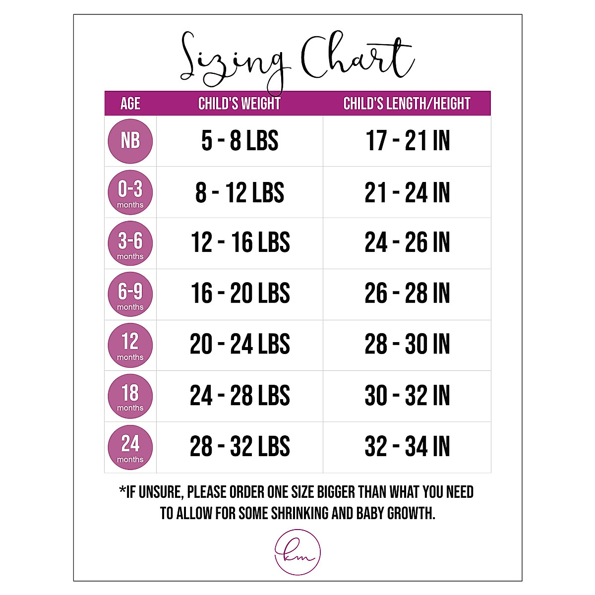 Kate & Meri Custom Baby Name Announcement Onesie©/Bodysuit | Personalized Baby Name Romper (Newborn)