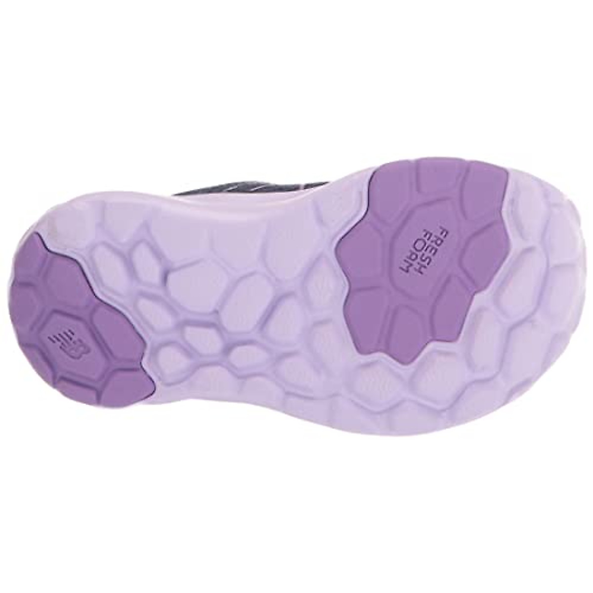 New Balance Baby Fresh Foam Roav V1 Bungee Running Shoe, Vintage Indigo/Electric Purple/Natural Indigo, 4 US Unisex Infant