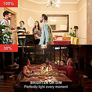 Sengled Smart Light Bulbs, WiFi Candelabra Led Light Bulbs, Smart Edison Vintage Light Bulb, E12 Smart Bulbs That Work with Alexa＆Google, Filament Bulb 40 Watt Equivalent, B11, No Hub Request
