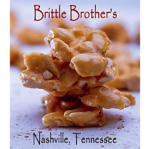 Brittle Brothers Peanut Brittle - 16 oz. Box : Voted #1-4x’s more Nuts - Gift Set Cashew Pecan Bacon Corporate Christmas Mother Father Chocolate