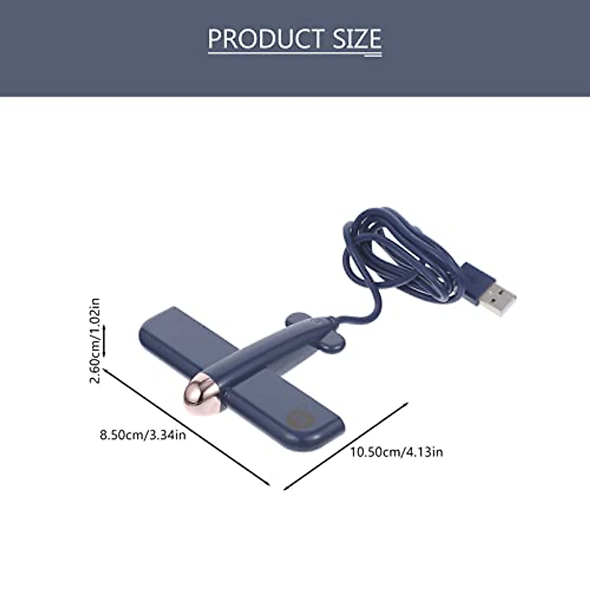 Hemobllo Airplane Shaped USB Hub- Cute USB Hub, Air Plane Extension Line Converter Charger for Desktop Computer, Computer Accessories 1 PC USB Hut 4 Ports (Blue)