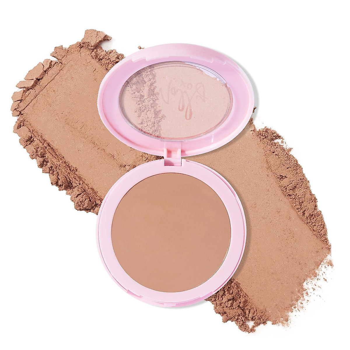 Mally Beauty Soft as Silk Powder Foundation - Medium - Buildable Light to Medium Coverage - Lightweight Matte Finish