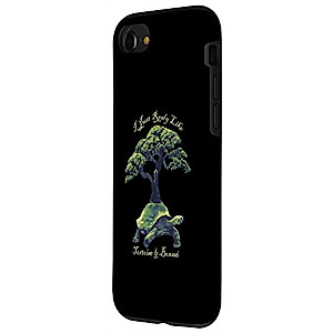 iPhone SE (2020) / 7 / 8 Tortoise and Bonsai. Tortoise carrying Bonsai on carapace Case